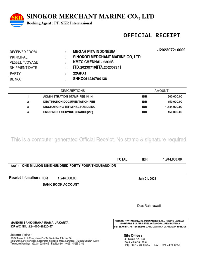 Inv Snko061230700138 | PDF