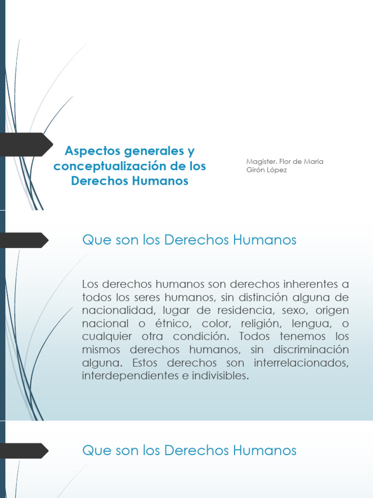 Aspectos Generales de DH | PDF | Derechos humanos | Convenio europeo de derechos humanos