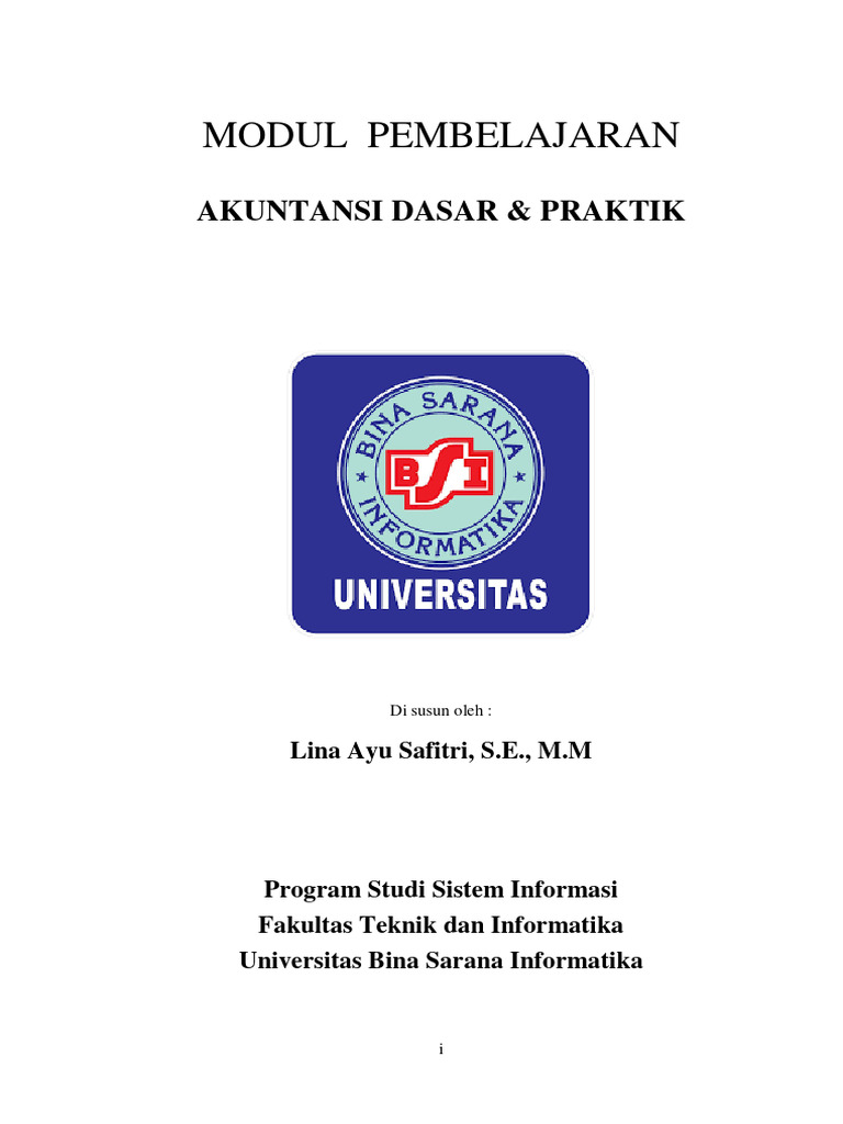 Modul Akuntansi Dasar & Praktik Las | PDF