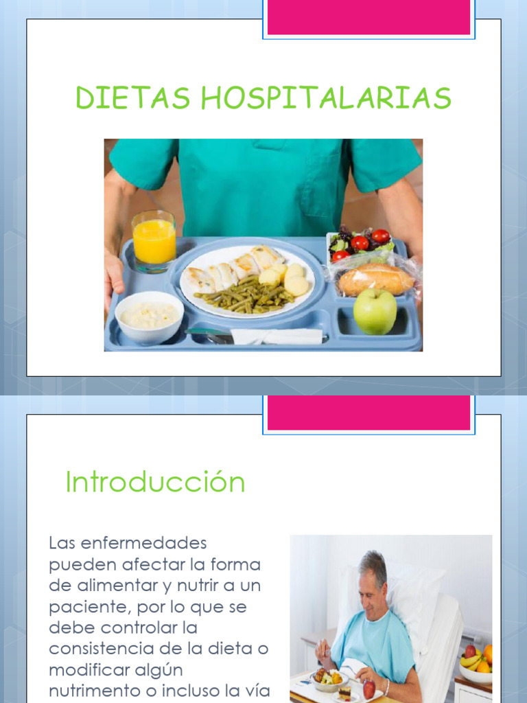 8) EJEPLOS DE DIETAS HOSPITALARIAS | PDF | Dieta | Comida y bebida
