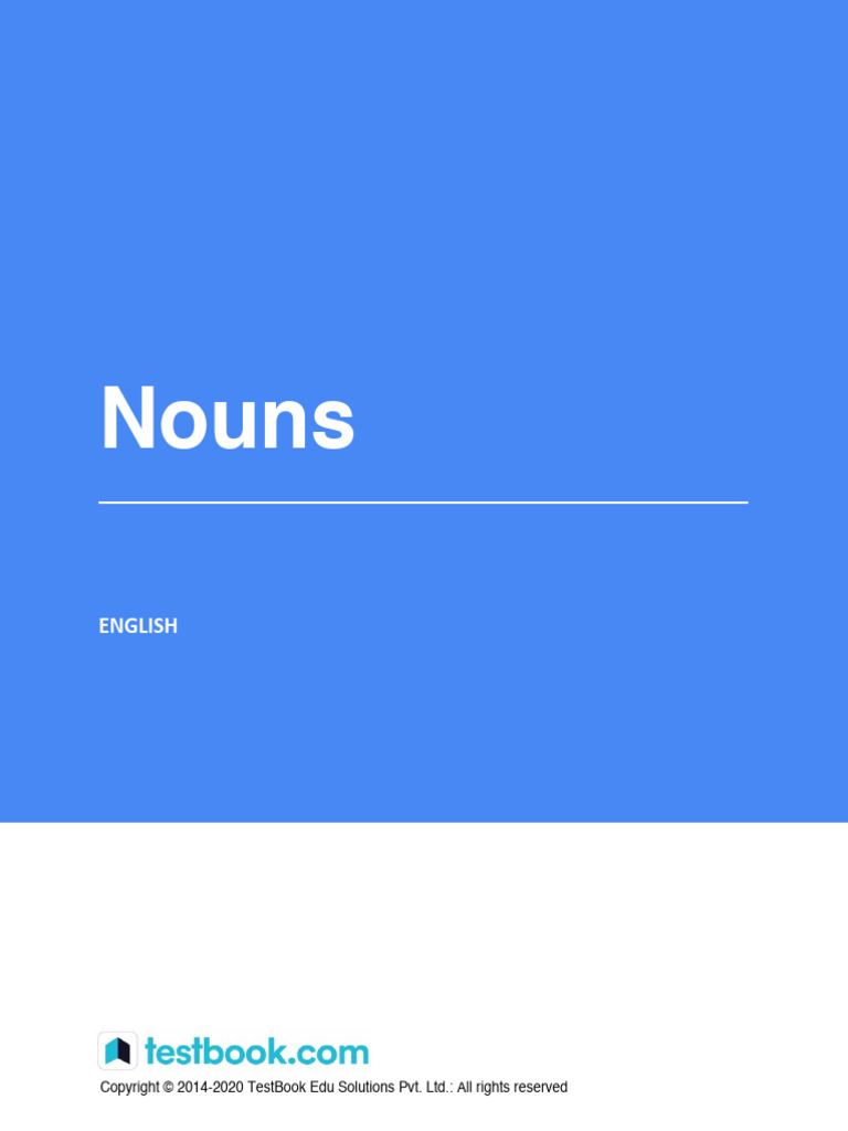 Nouns - Study Notes | PDF