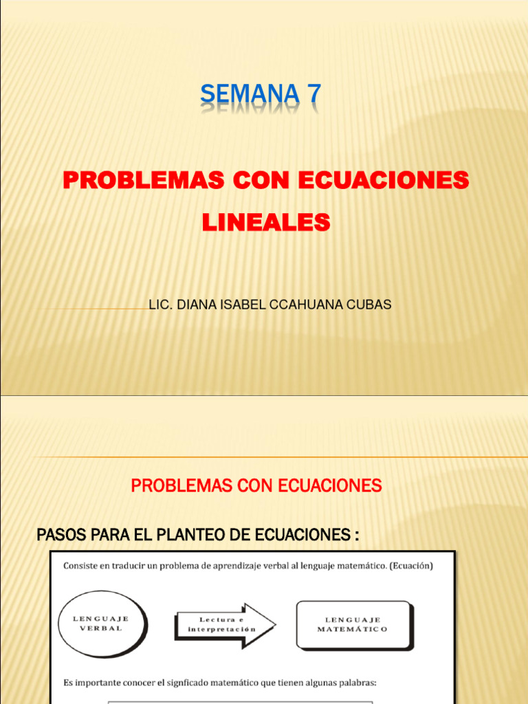 Problemas Con Ecuaciones Isma | PDF