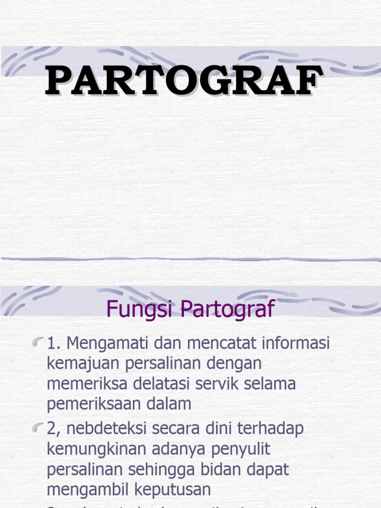 PARTOGRAF | PDF