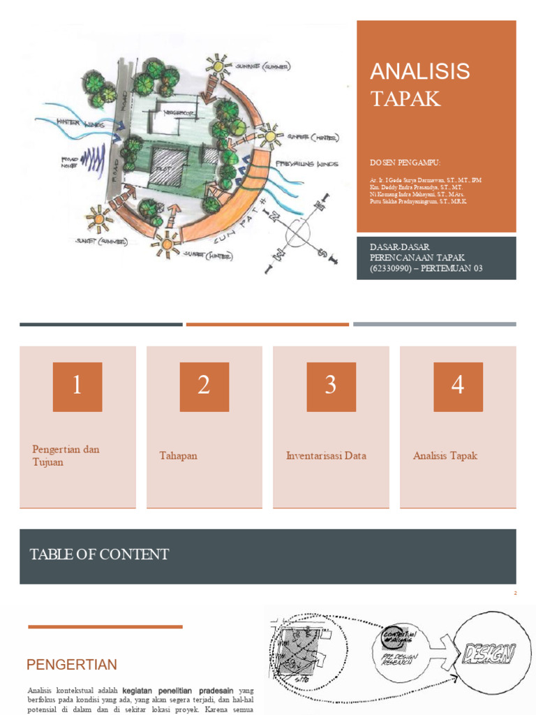 Pertemuan 03B - Analisis Tapak | PDF