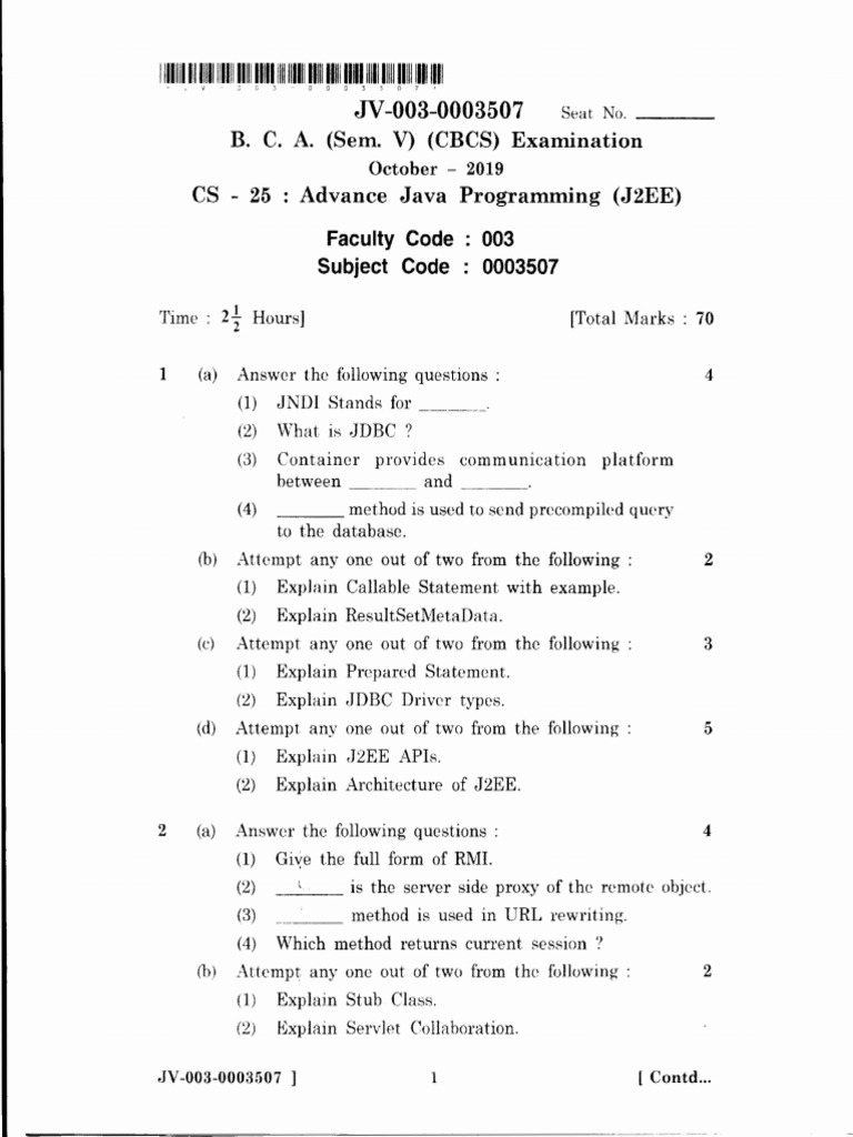 J2ee 2019 | PDF | Teaching Methods & Materials | Computers