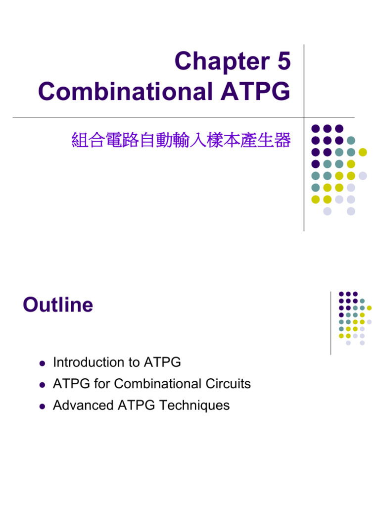 B ATPG | PDF | Computer Science | Algorithms And Data Structures
