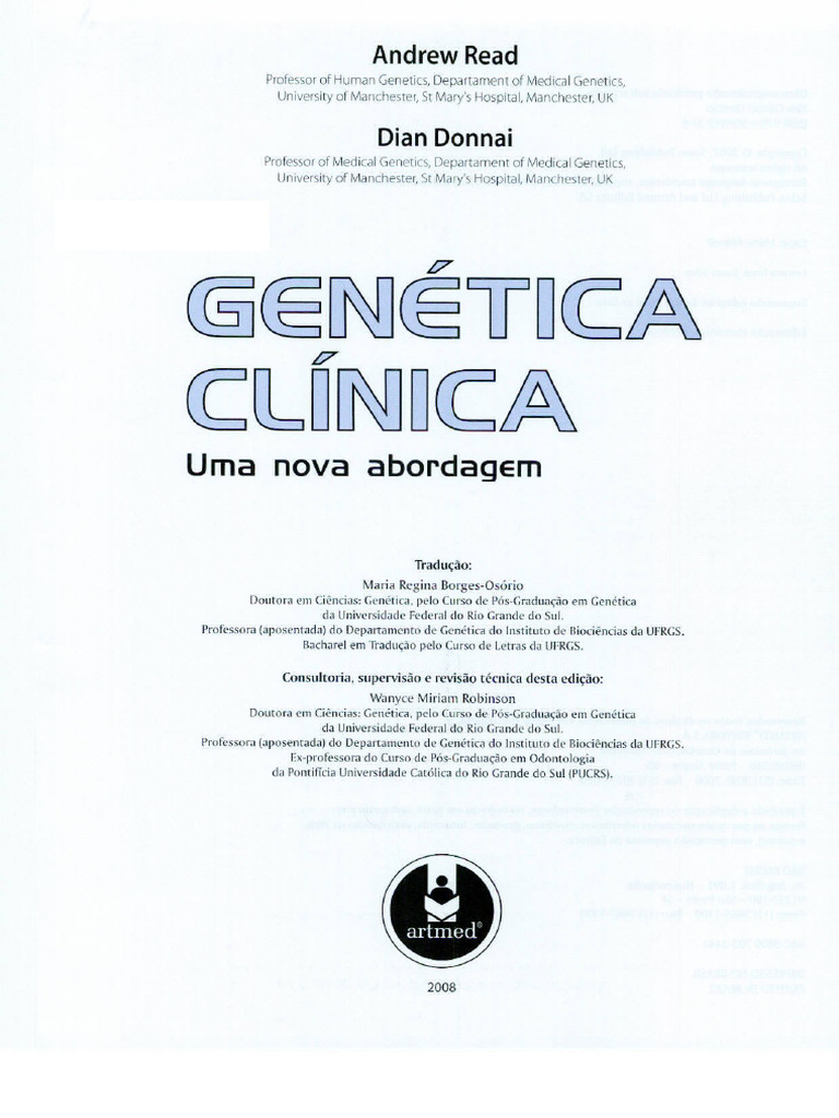 Genética Clínica - Read & Donnai | PDF