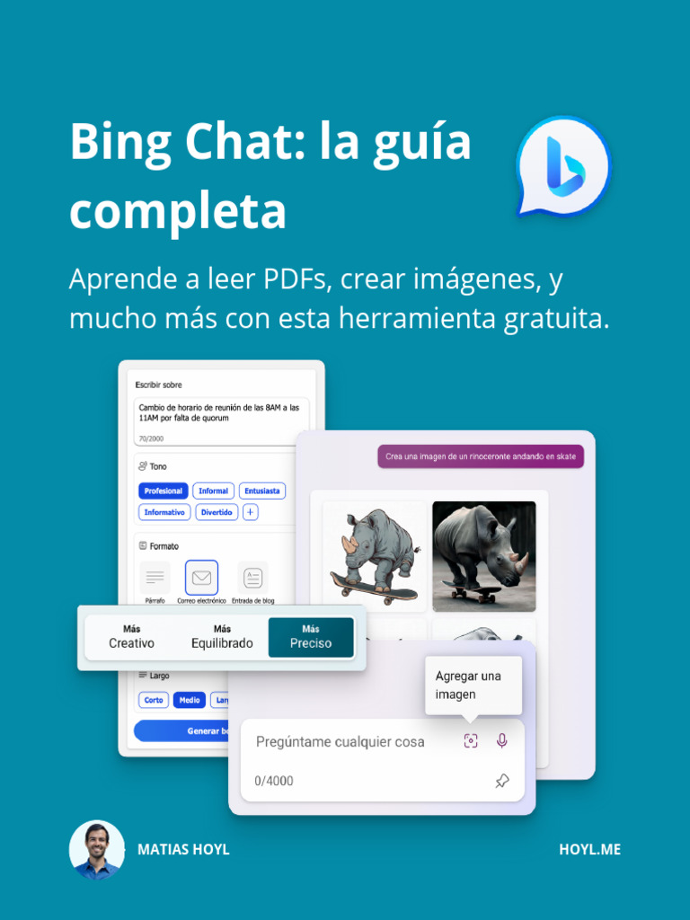 Bing Chat - La Guía Definitiva | PDF | Chat en linea | Informática