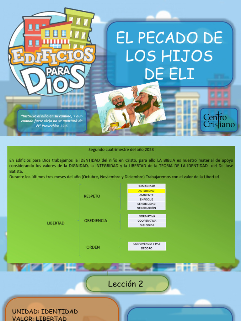 El Pecado de Los Hijos de Eli | PDF