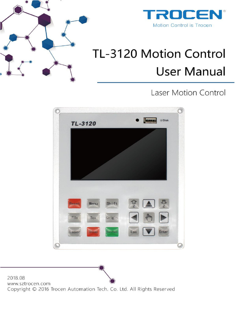 TL 3120 PLUS Motion Control User Manual | PDF | Cursor (User Interface) | World Wide Web