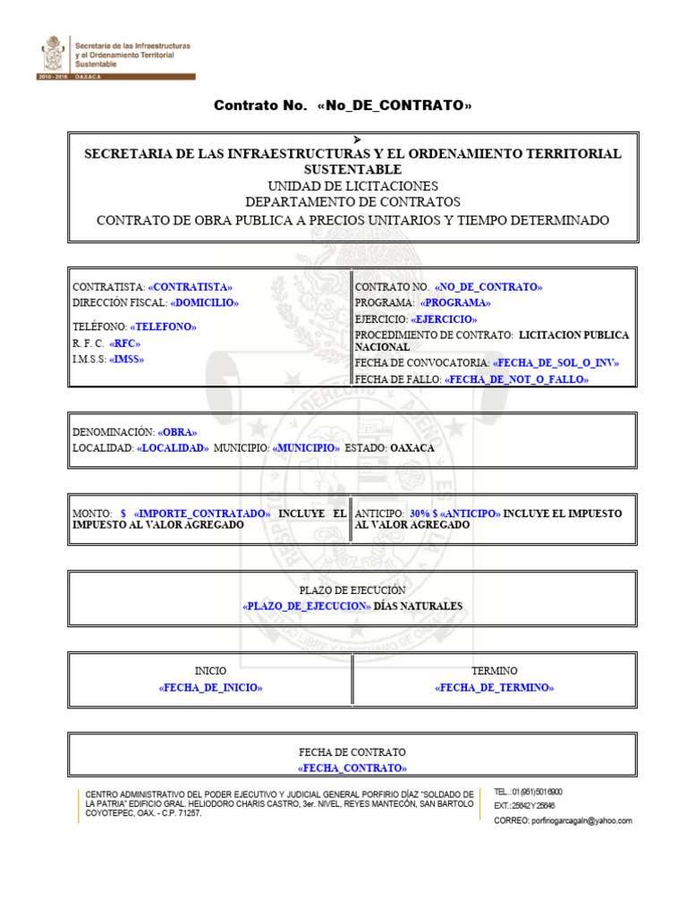 Modelo de Contrato o.c. | PDF | Póliza de seguros | México