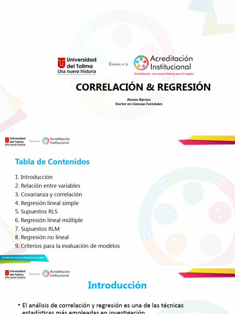 Correlacion y Regresión Lineal | PDF | Multicolinealidad | Análisis de ...