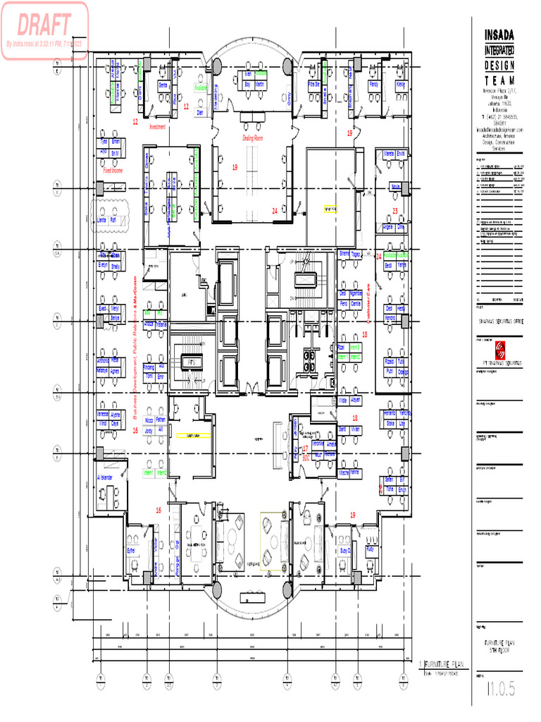 Layout 5th Floor Mapping - Update 150923 | PDF