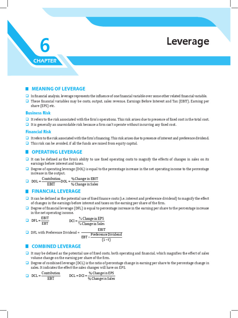 06 Leverage | PDF