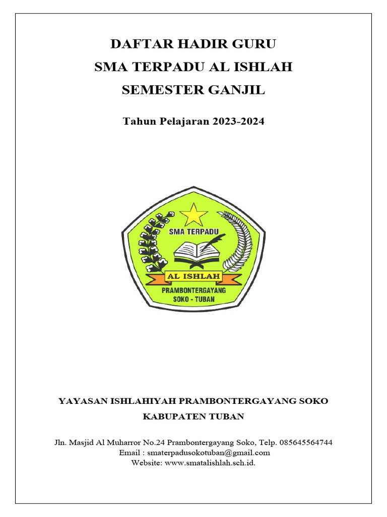 Cover - Absen Guru | PDF