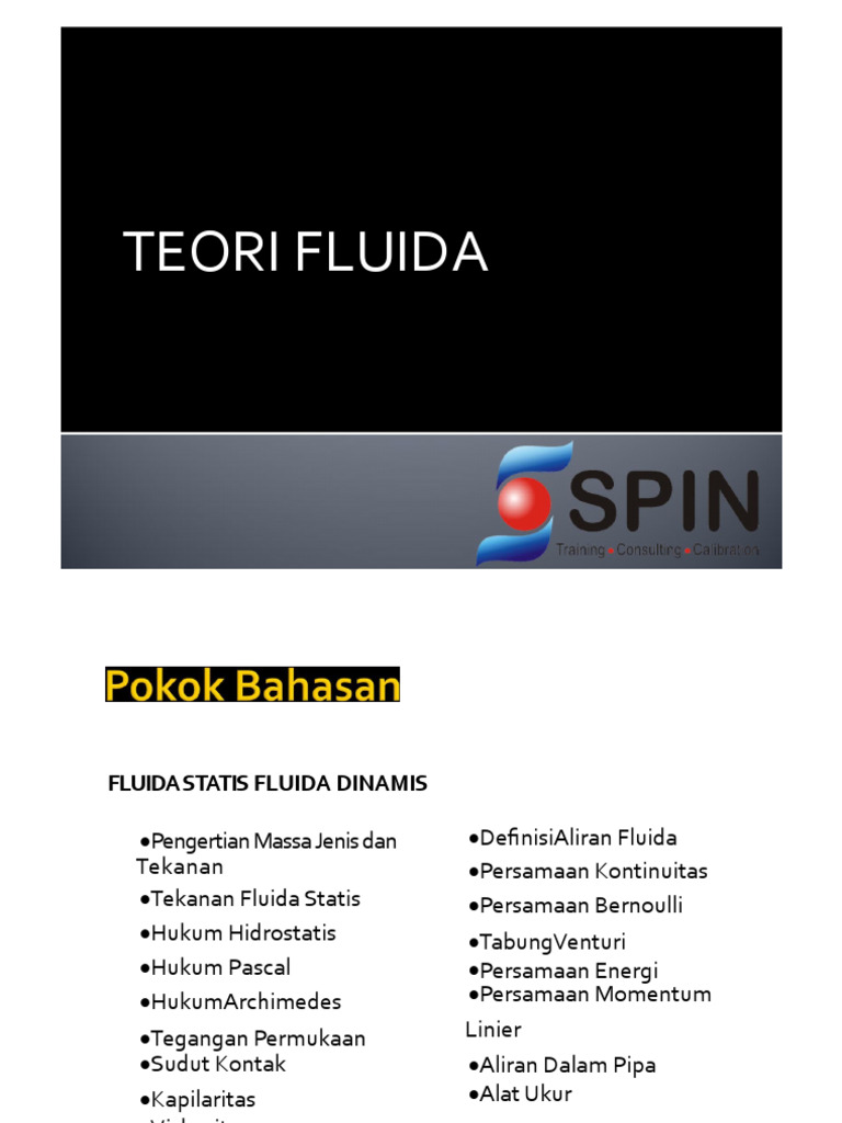 Teori Fluida | PDF