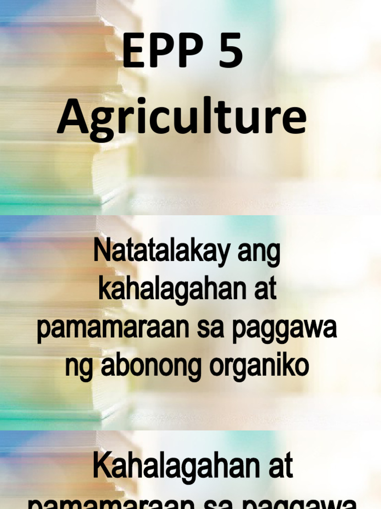 g5q4 Epp Agri PPT w1 | PDF