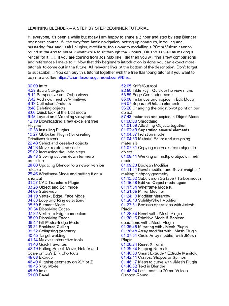 Learning Blender | PDF | Blender (Software) | Computer Graphics