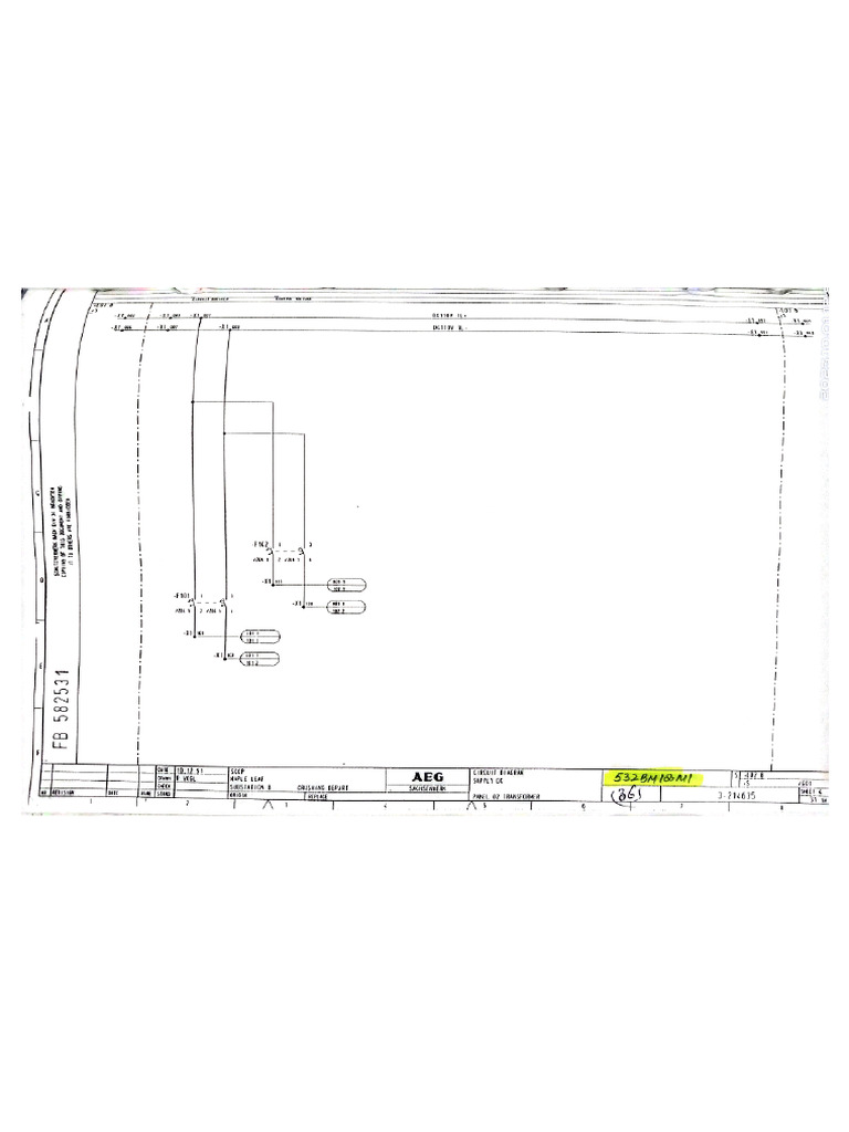 532CM100M1 CM-2 M.V FEEDER DRAWING (UPDATED) | PDF