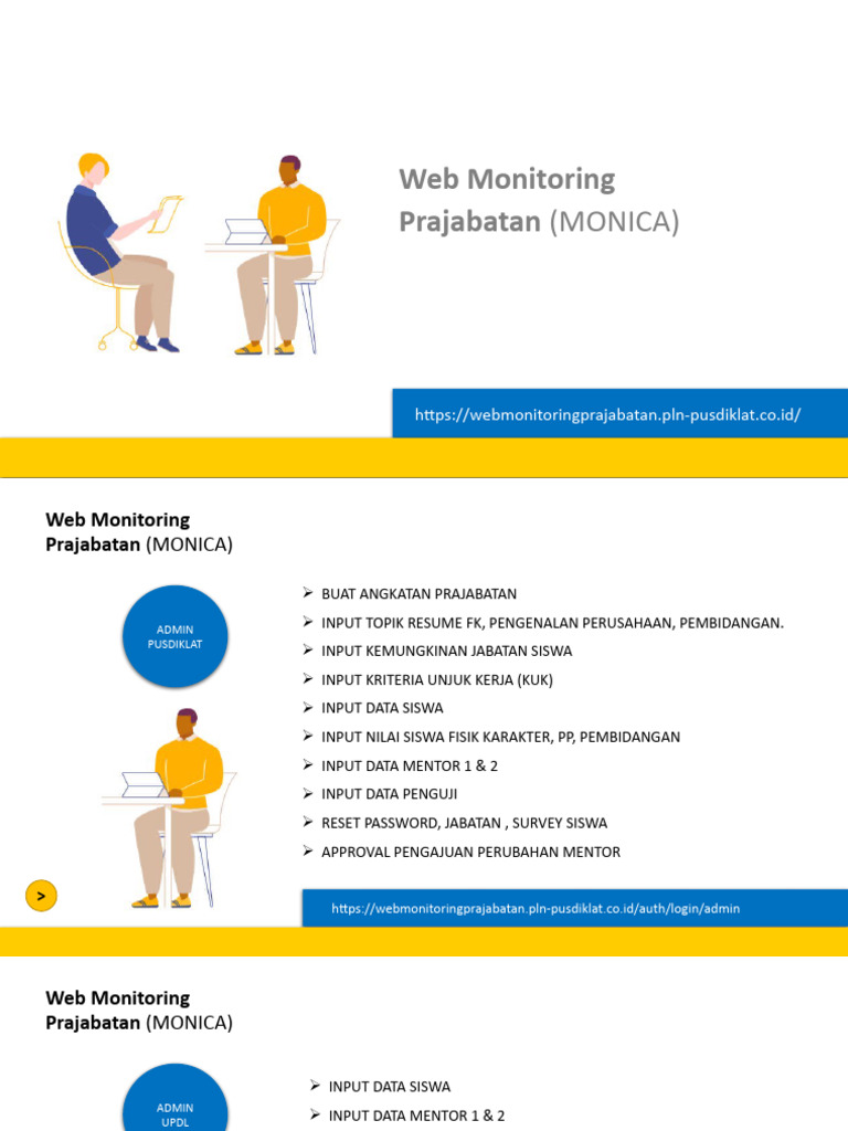 Platform Monitoring Prajabatan MONICA | PDF | Komputer | Teknologi & Rekayasa