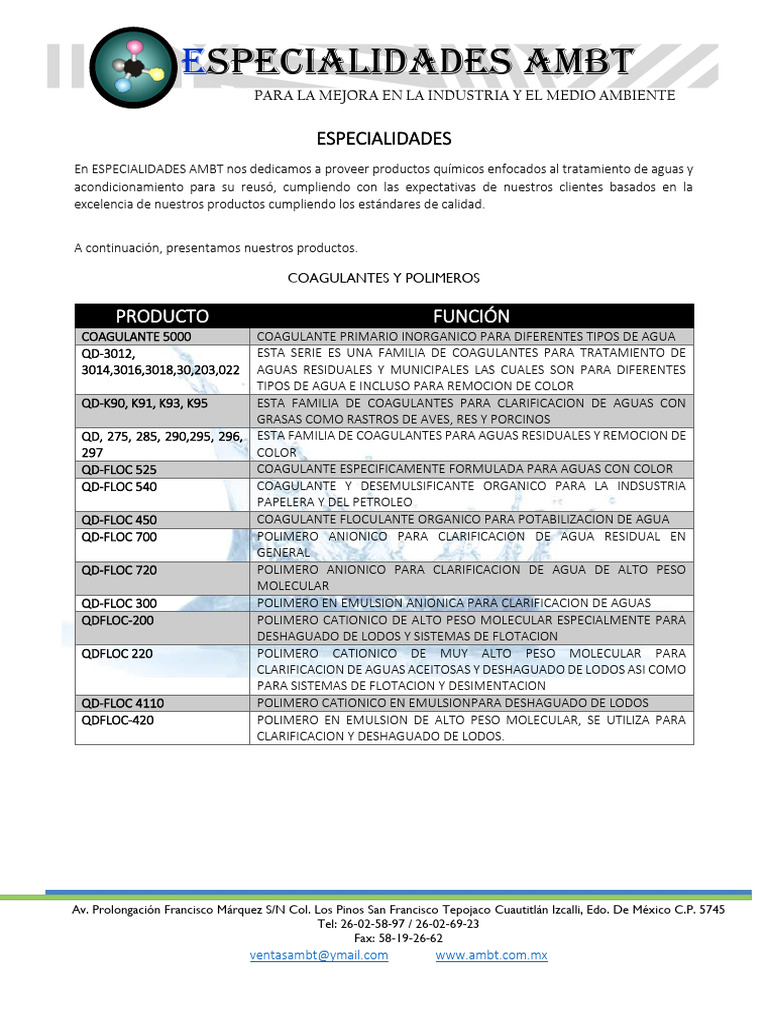 ESPECIALIDADES | PDF