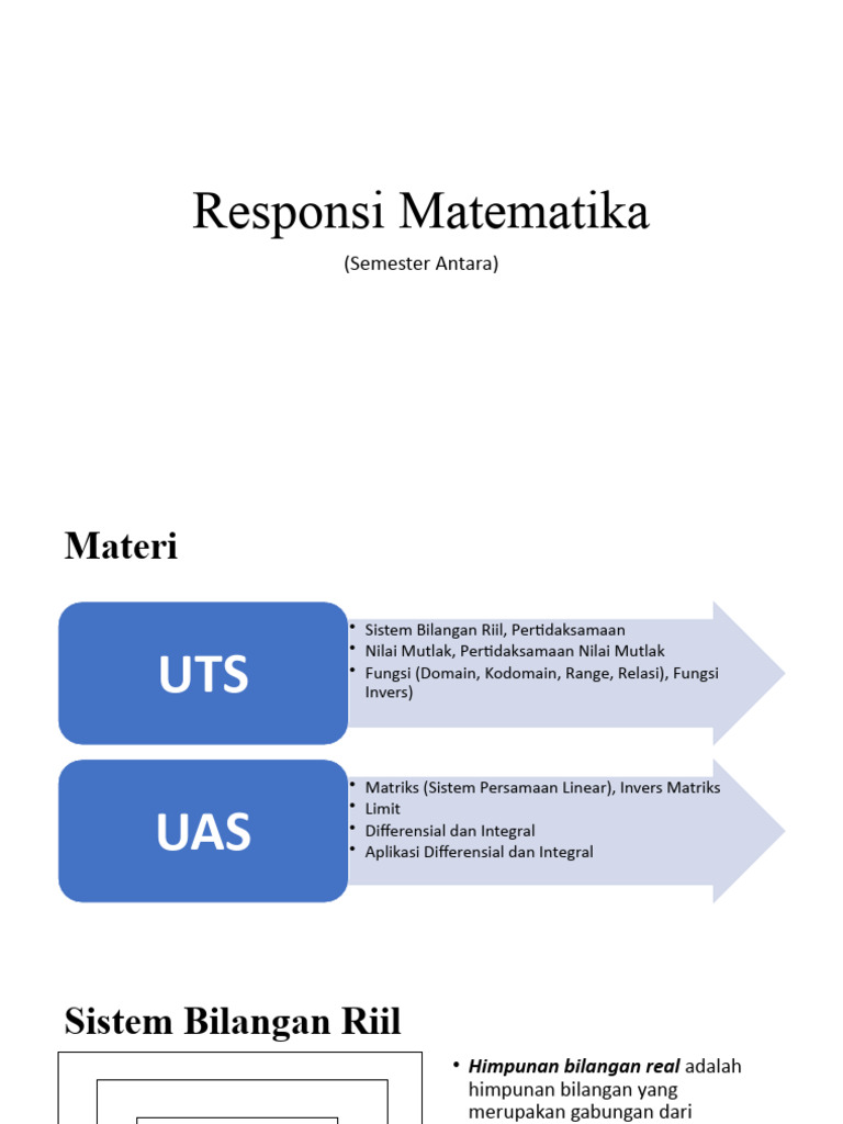 Responsi Matematika | PDF