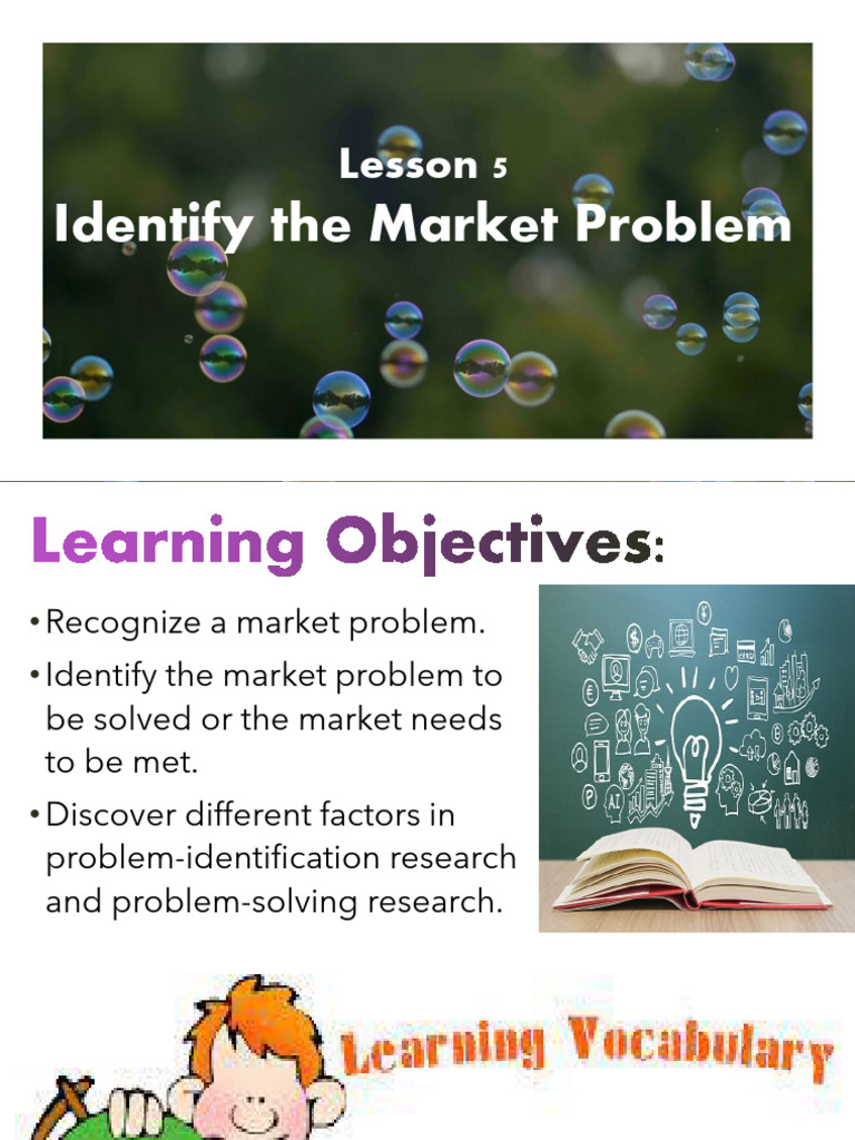 Identifying Market Problems and Solutions | PDF | Marketing | Market ...