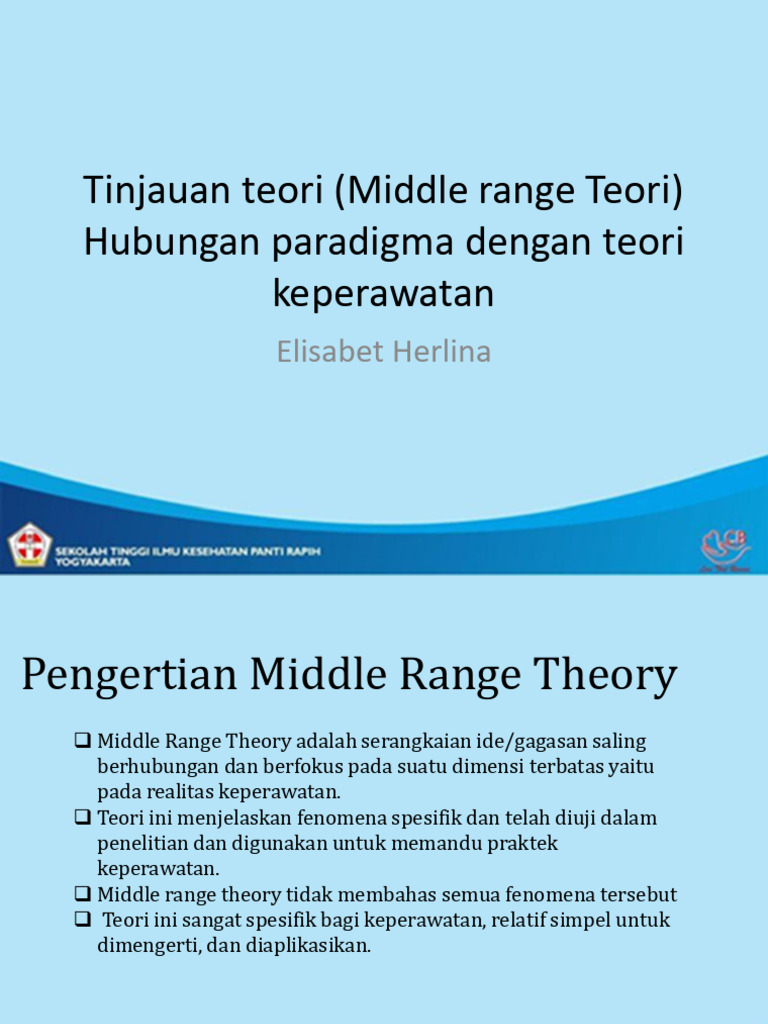 03. Middle Range Teori | PDF