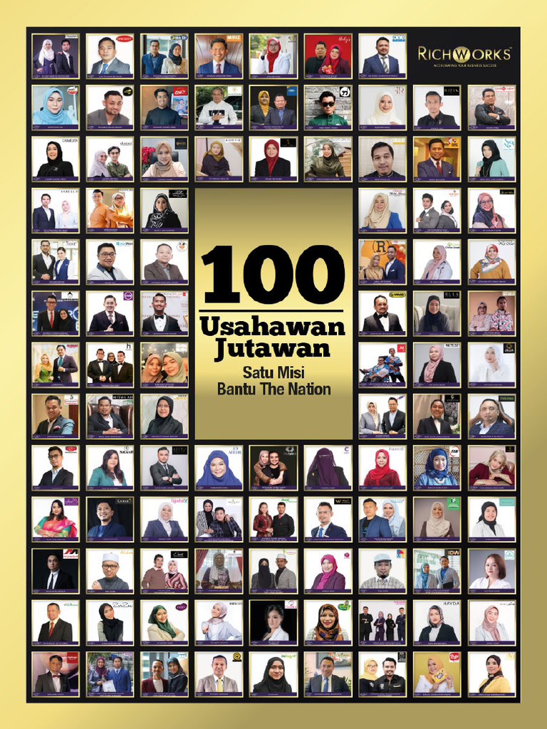 100 Usahawan Jutawan - Ebook© Richworks - UPDATED | PDF