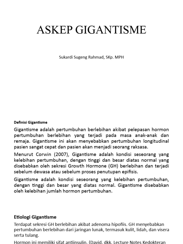 Askep Gigantisme | PDF