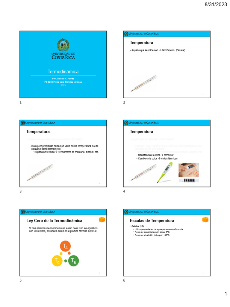 Tema C2 - Termodinámica | PDF