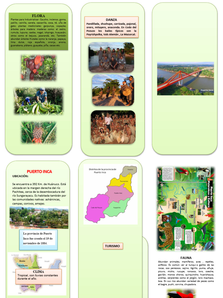 triptico Puerto Inca | PDF