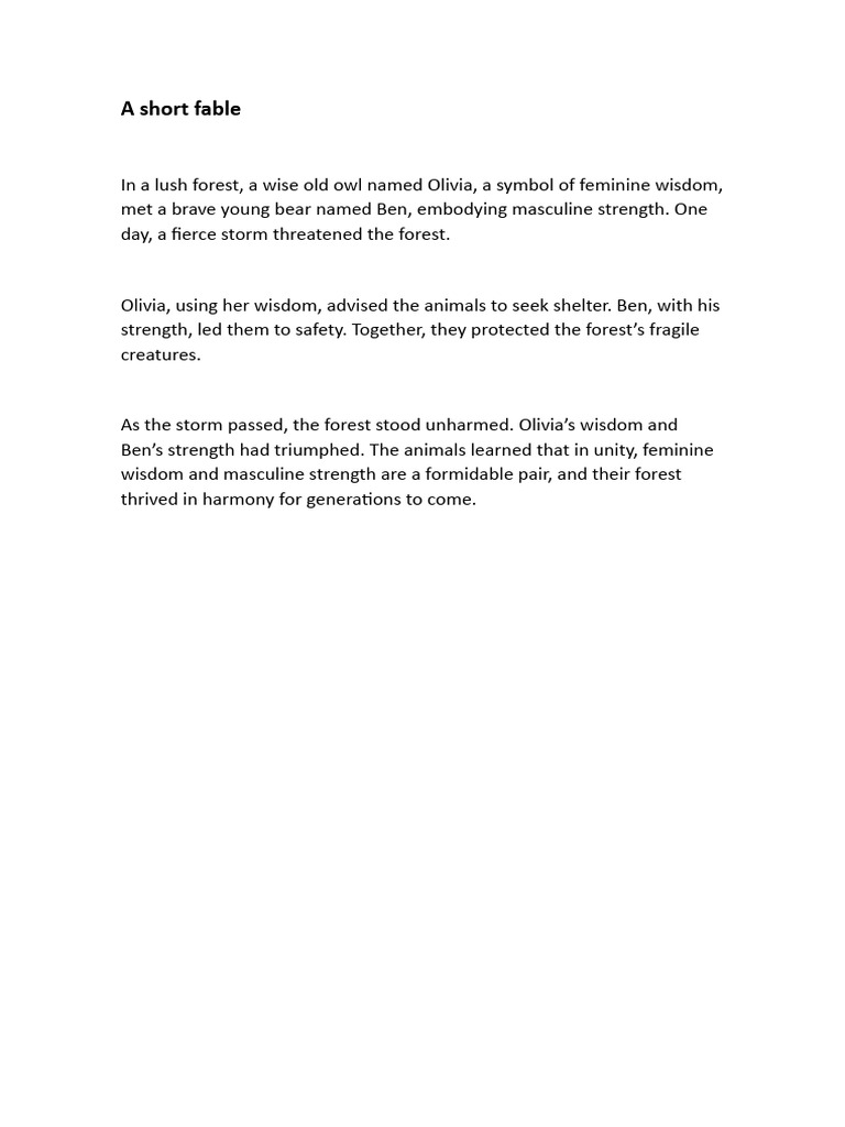 Fable | PDF | General Fiction
