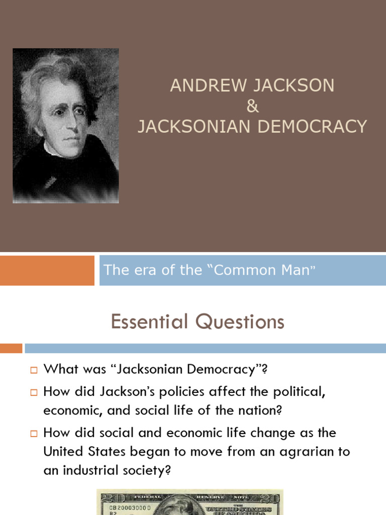 Jacksonian Democracy | PDF