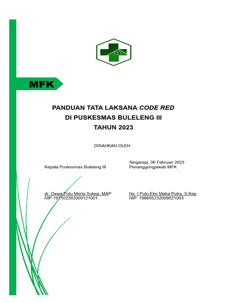Panduan Code Red 2023 | PDF