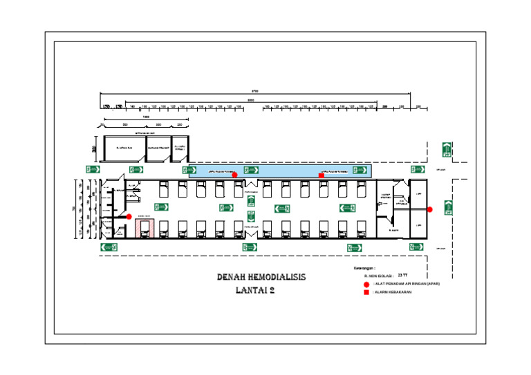 Peta Sistem Proteksi Kebakaran HD LT 2 | PDF