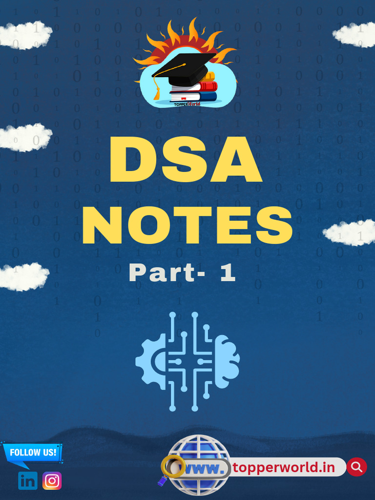 Dsa Notes 1696643326 Pdf Integer Computer Science Pointer Computer Programming