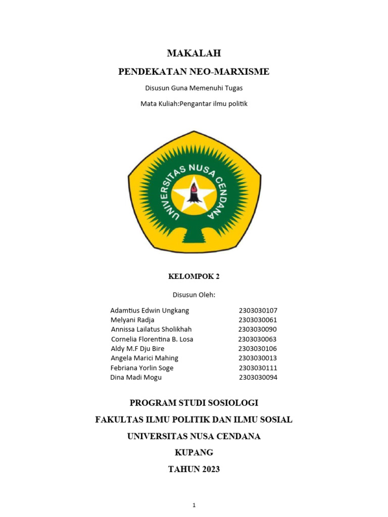 Pendekatan Neo-Max | PDF Pendekatan Neo-Max | PDF