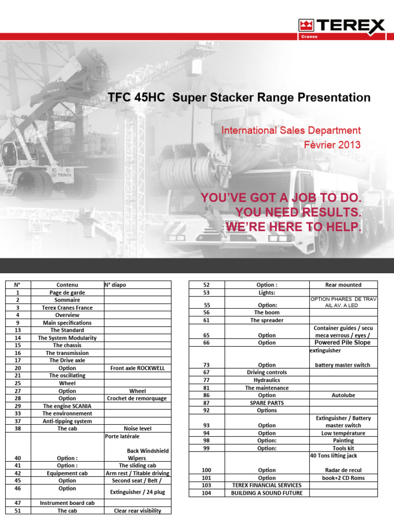 Présentation 5 TFC 45 Avril 2012 | PDF