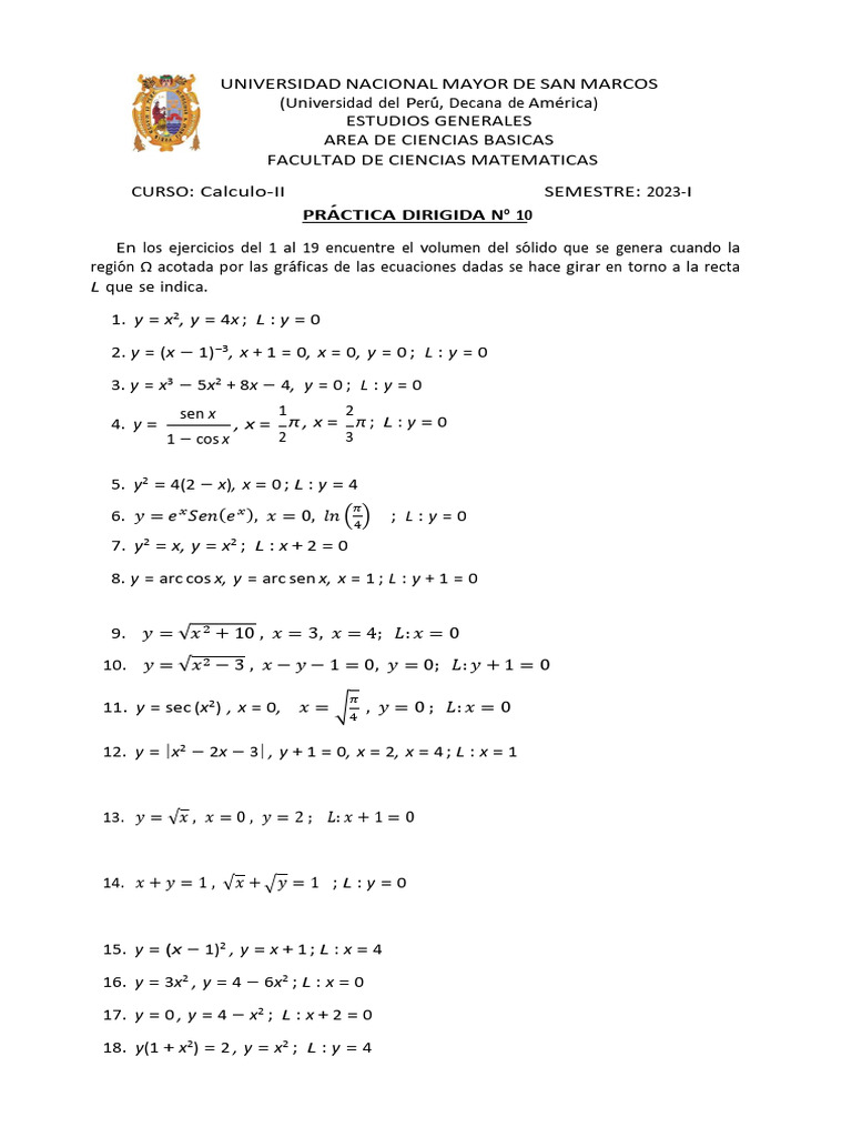 Práct 10 | PDF | Matemáticas | Geometría