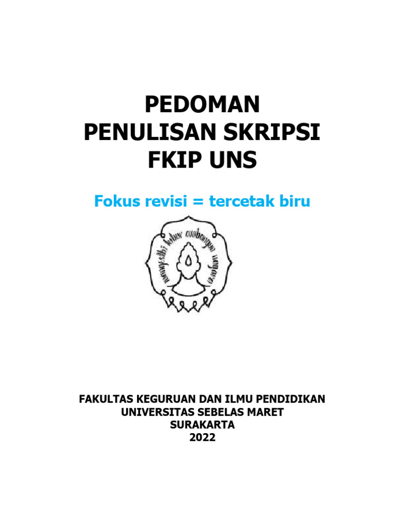 Pedoman-Skripsi Revisi 22 | PDF | Karier & Perkembangan | Seni