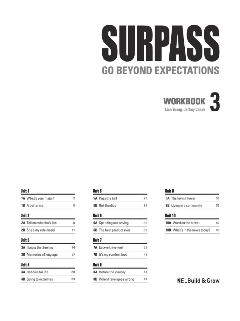 Workbook Surpass 3 | PDF