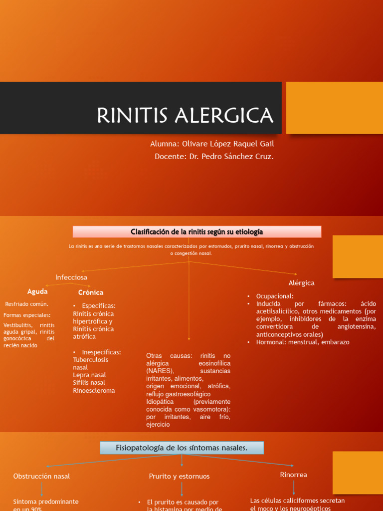 RINITIS Lista | PDF | Alergia | Célula B