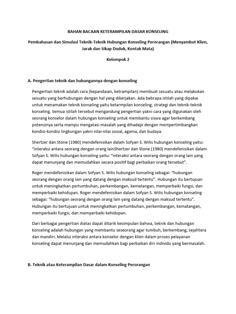 Bahan Bacaan Kel 2 KDK | PDF