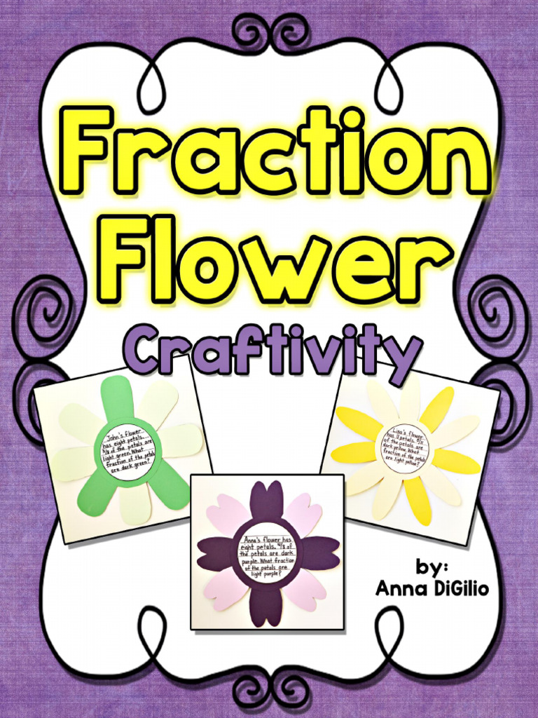FractionFlowerCraftivity 1 | PDF | Copyright Law