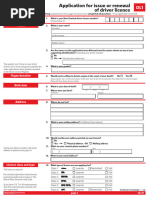 D401 Driving Licence Application Form | PDF | Driver's License | Truck