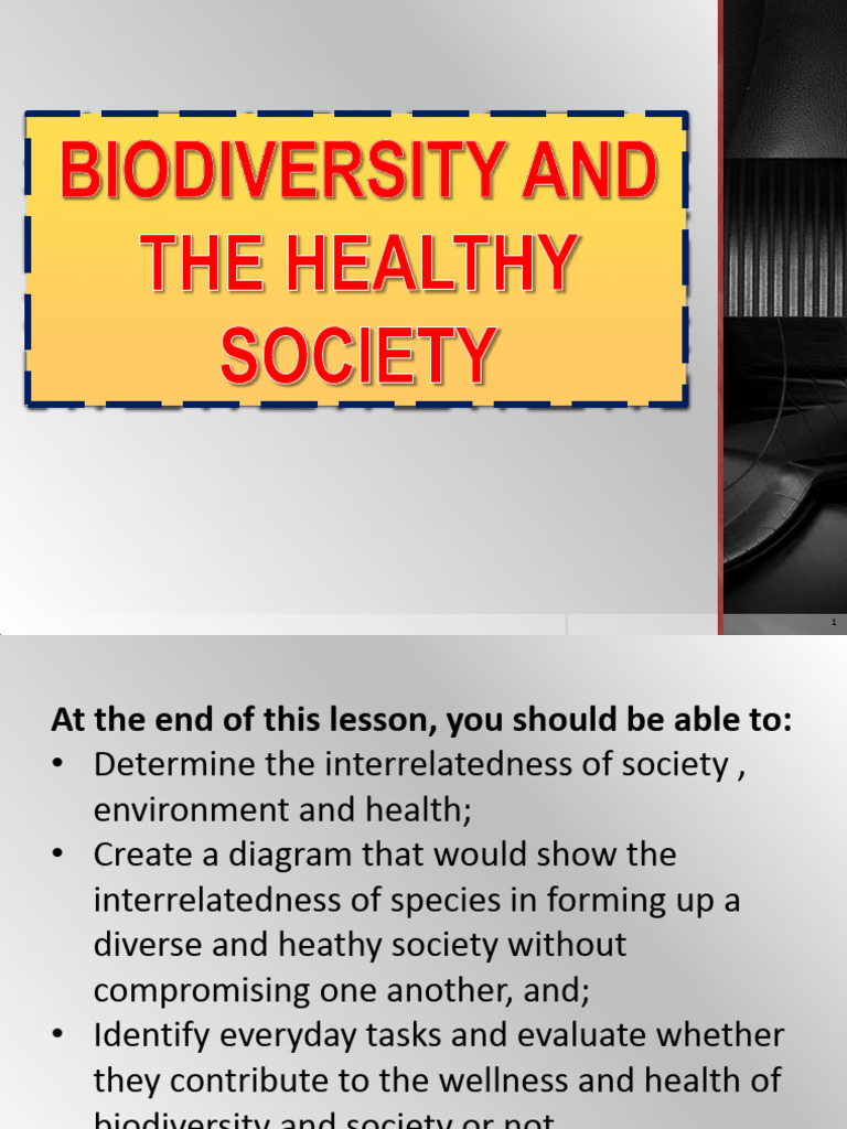 Biodiversity & Human Health Guide | PDF | Biodiversity | Ecosystem