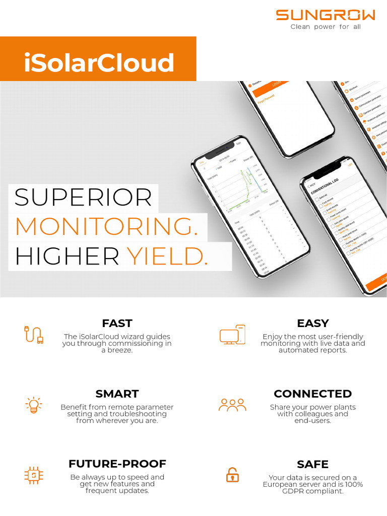 En FS Sungrow ISolarCloud Factsheet V10 20210401 | PDF | World Wide Web ...