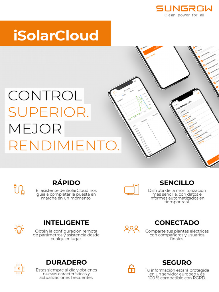 ES FS Sungrow ISolarCloud Factsheet V10 20210407 | PDF | Servidor ...