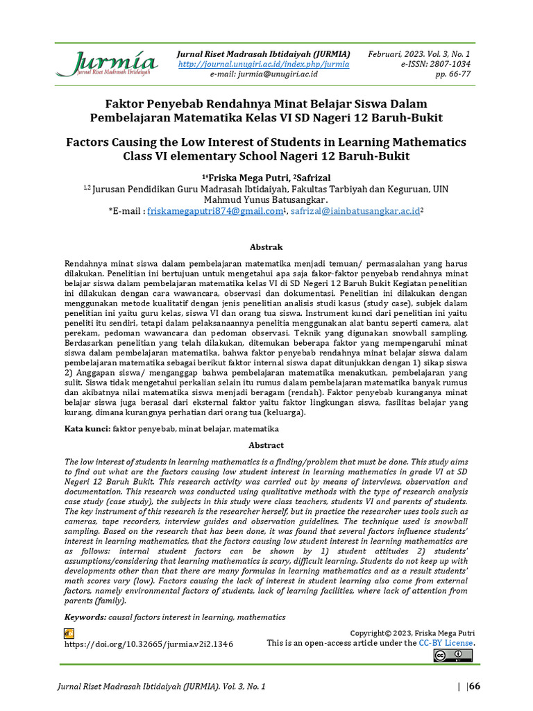 1346 +Friska+Mega+Putri | PDF | Karier & Perkembangan
